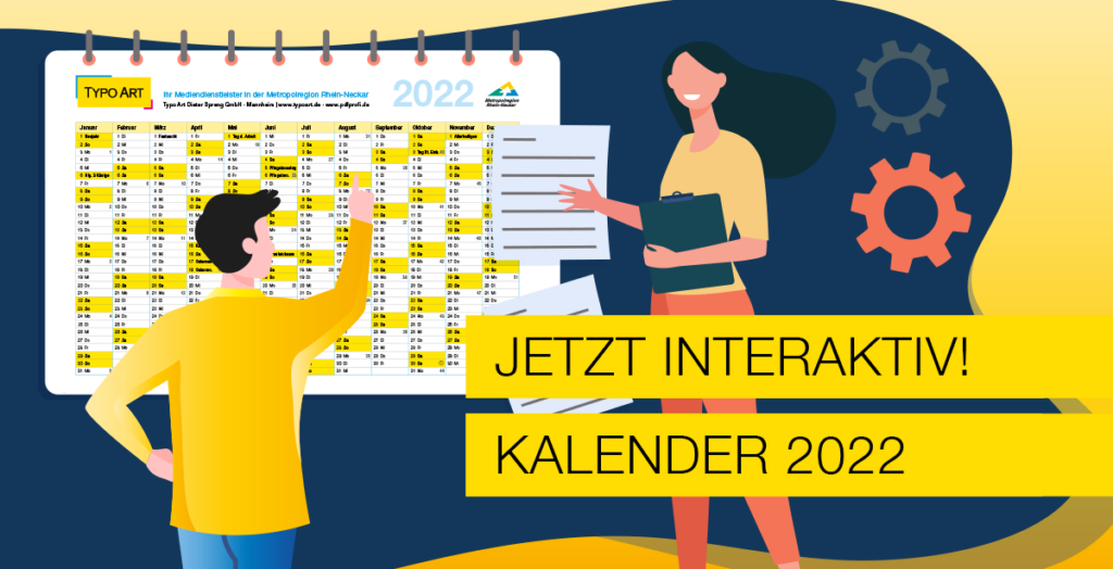 Der interaktive PDF Kalender 2022